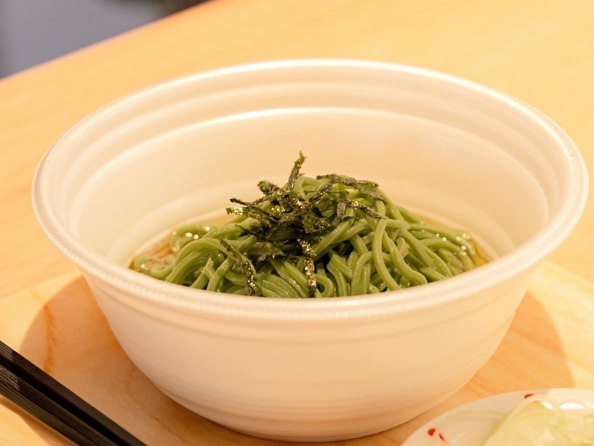 茶そばのサービス